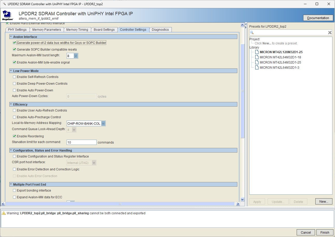 Problem with Quartus prim standard 24.1: I cannot generate IP for the ...