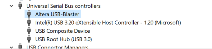 Altera USB Blaster (usb-0) | Altera Community - 69315