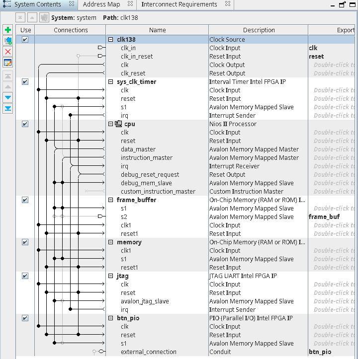 Problems using a Dual access on-chip memory module (QSYS) | Altera ...